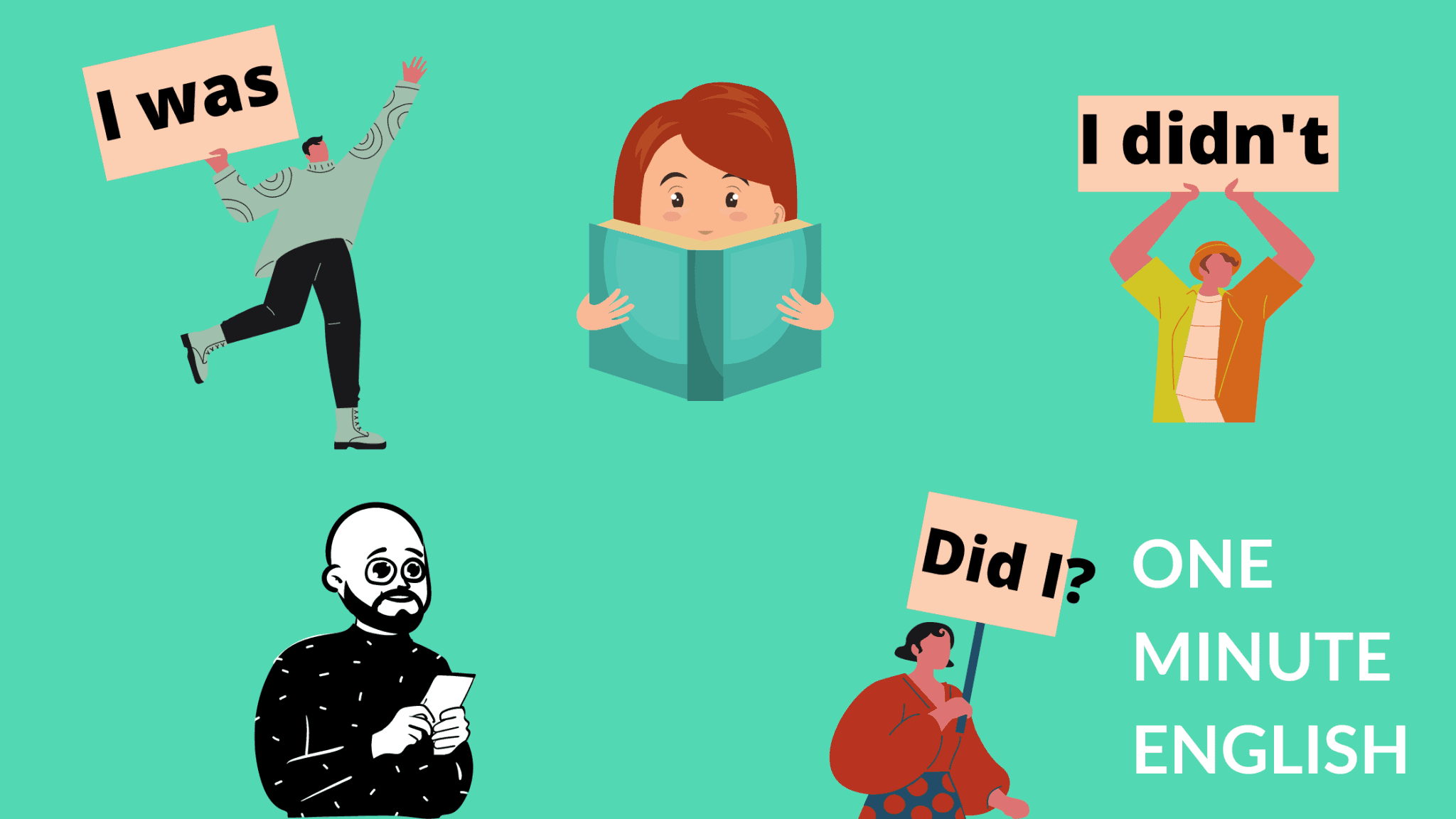 Past Simple Tense(Rules and Examples) - One Minute English