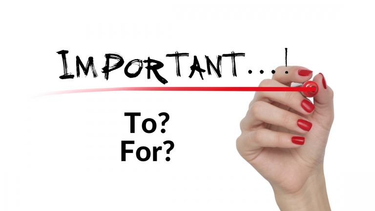 Is it Important TO or Important FOR? What is the difference? - One ...