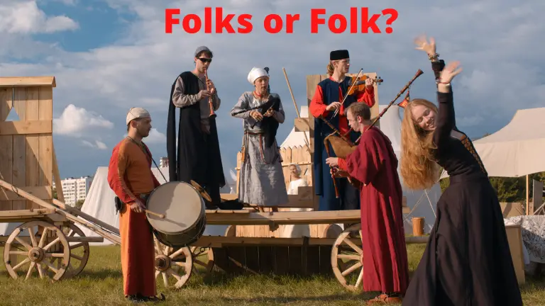 Folk or Folks? What is the difference in meaning? - One Minute English