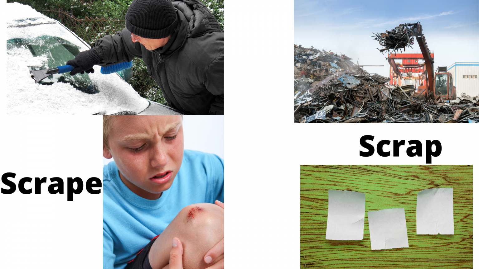 Scrap or Scrape? What's the Difference? - One Minute English