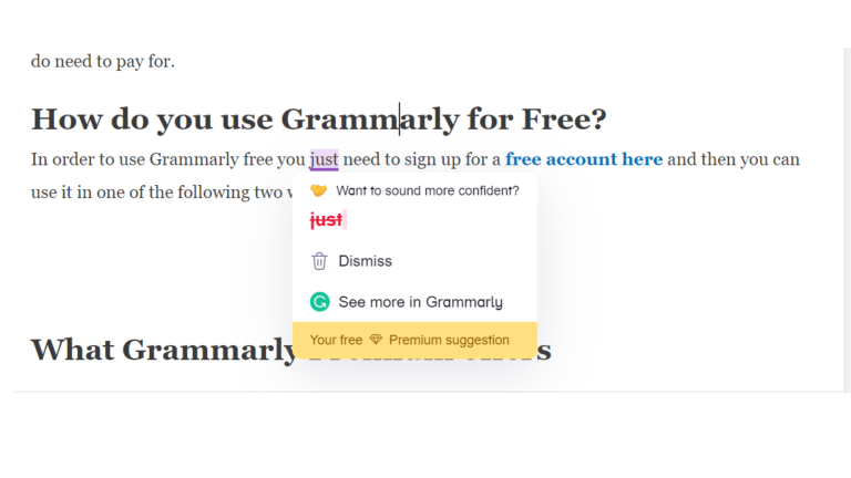 Is Grammarly No Longer Free?(Free+Paid Versions) - One Minute English